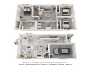 Rental Townhomes in Riverview, FL - L’Attitude 27 Riverview